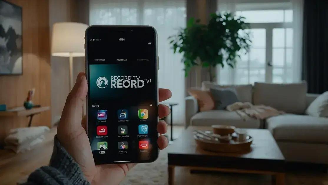 Passo a passo para assistir à Record TV no celular
